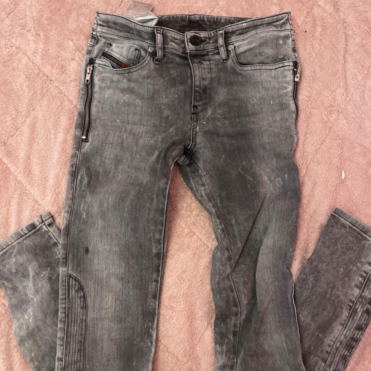 Diesel grey D.N.A 2016 jeans. Would fix a XS/S.... - Depop