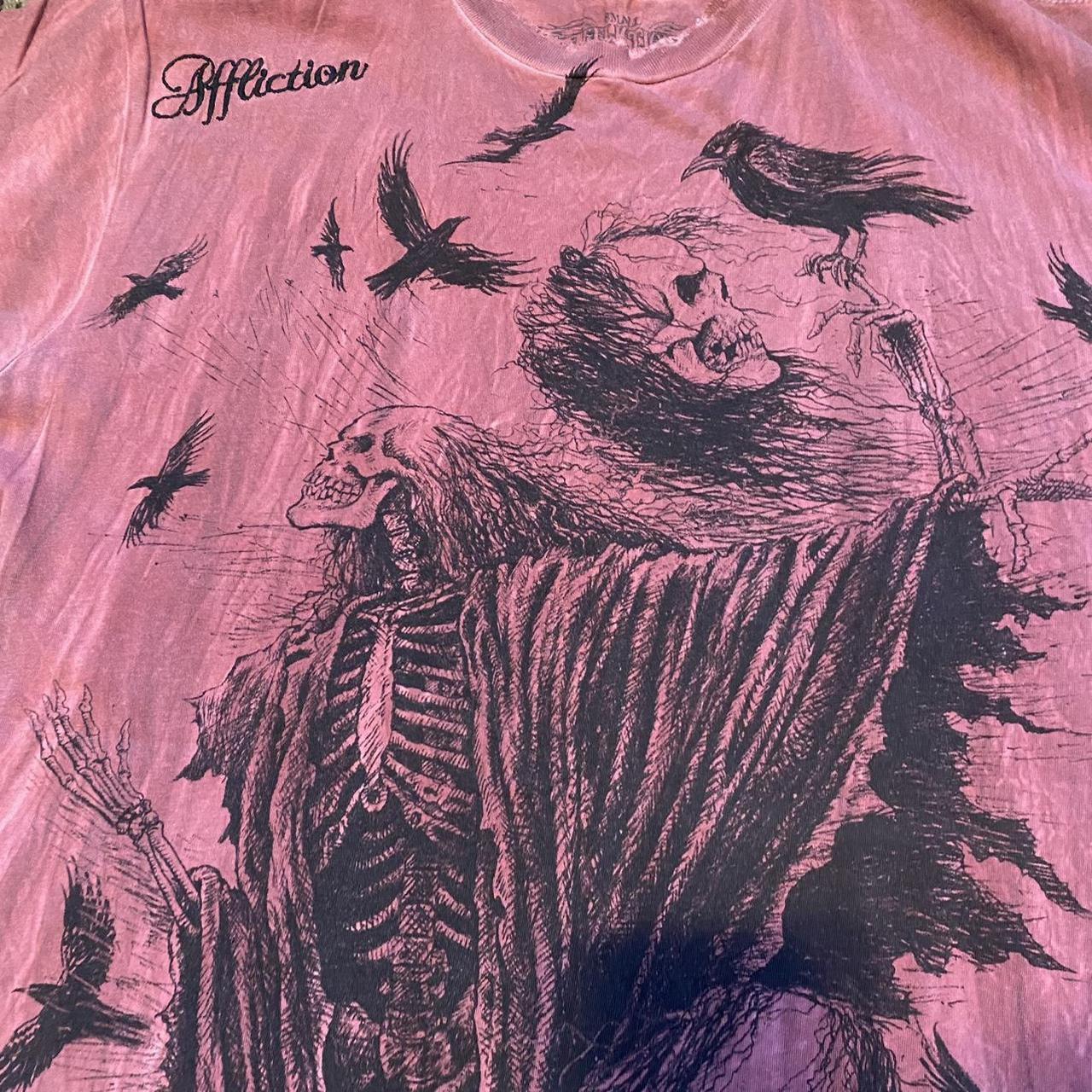 Stupid rare affliction tee Color is best shown in... - Depop