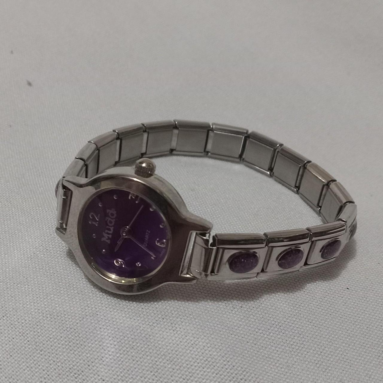 Mudd Girls Watch. Has a Purple Face with silver... - Depop