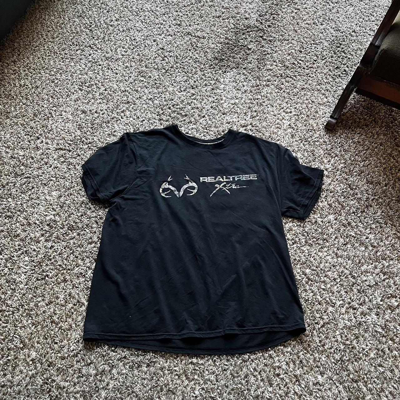 Real tree camo shirt, xl but fits like m/L, no... - Depop