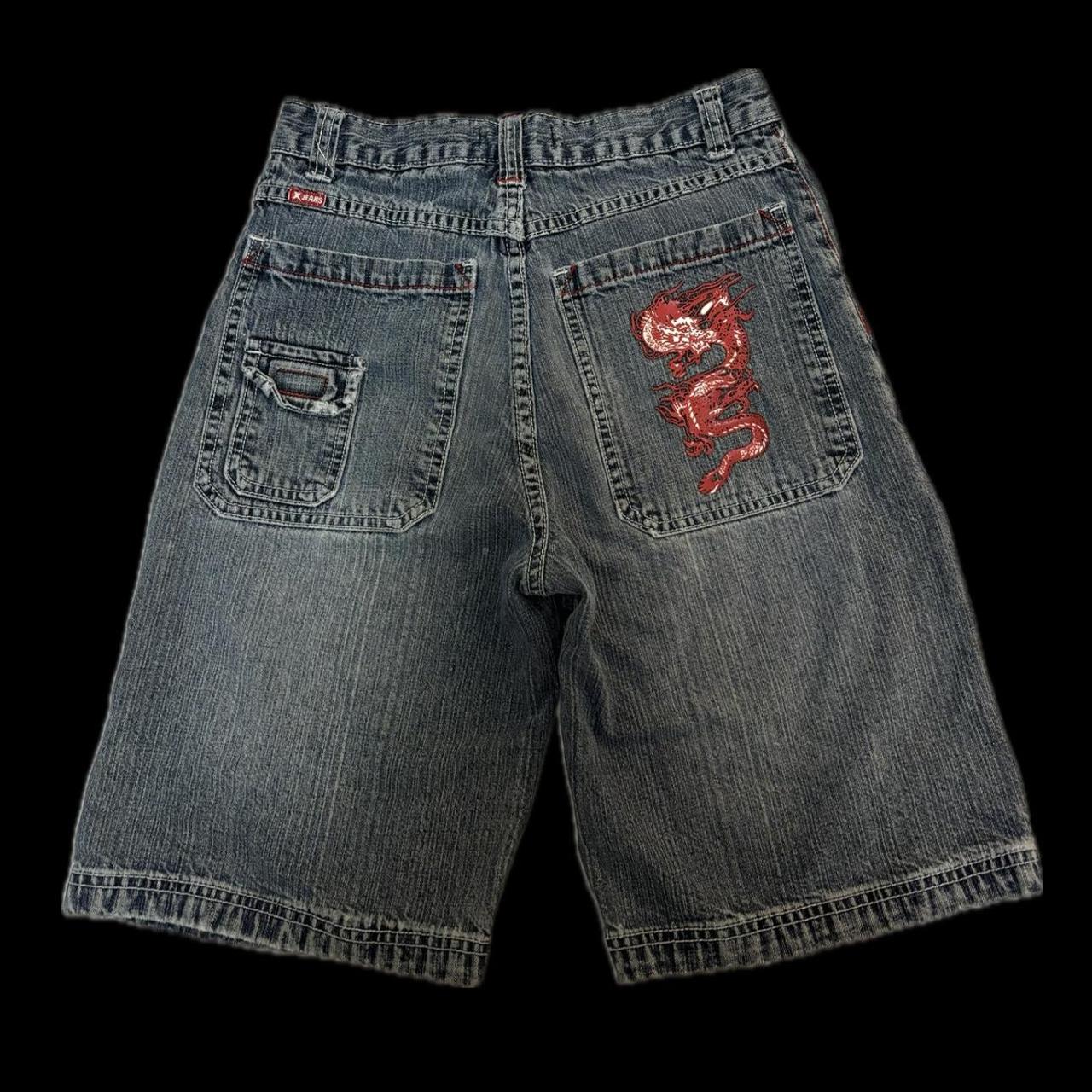 X Jeans kids jorts Epic dragon design on butt... | Depop