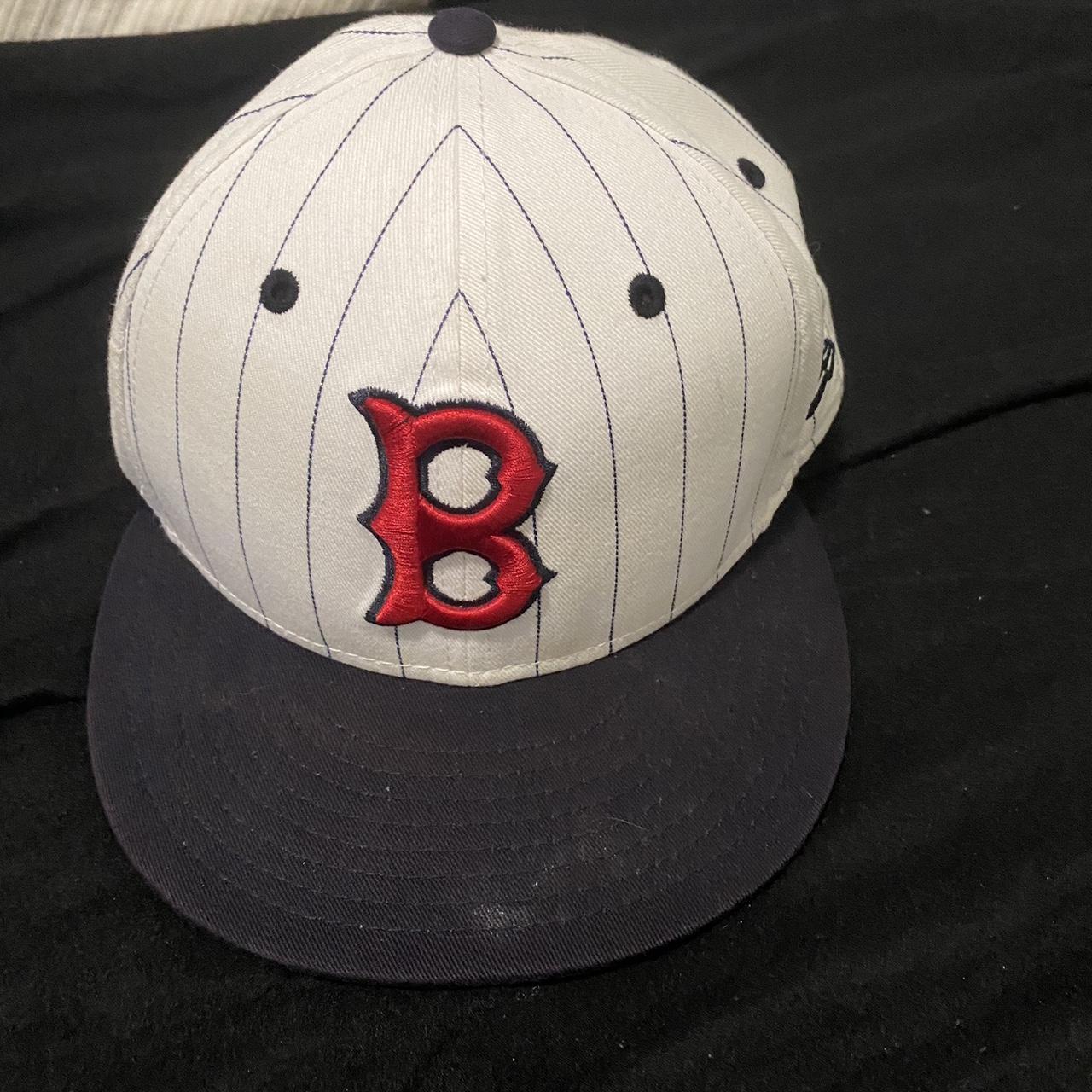 Boston Red Sox SnapBack hat printed on new era - Depop