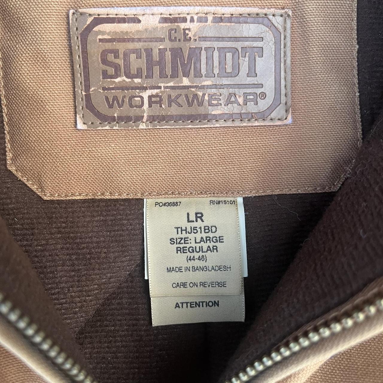 Schmidt Workwear Tan Lined Jacket Size : Large... - Depop