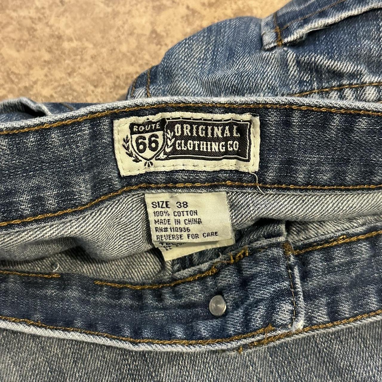 Y2K Route 66 jorts Amazing condition Dope... - Depop