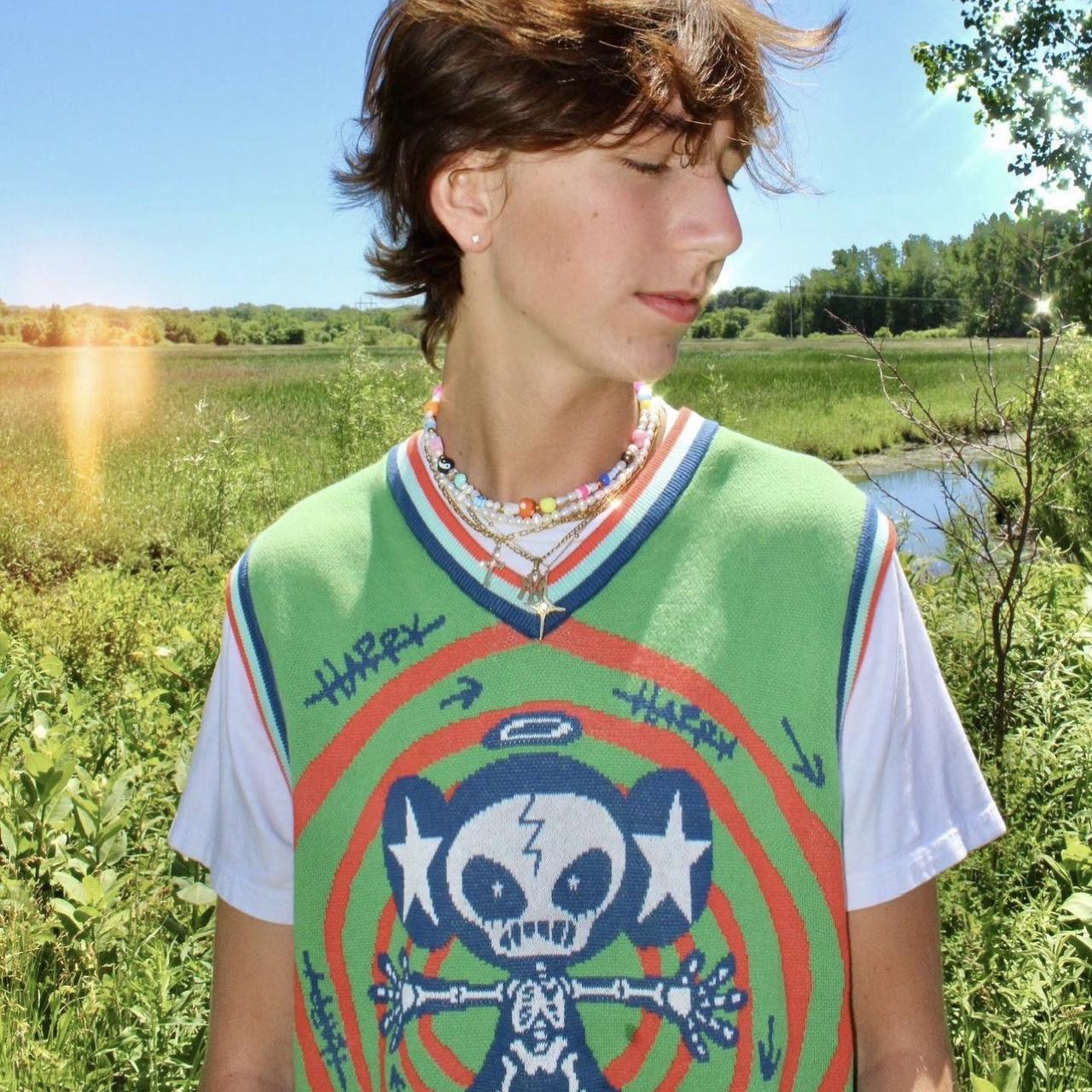 Happy99 knit sweater vest ⭐️ major heaven Marc... - Depop