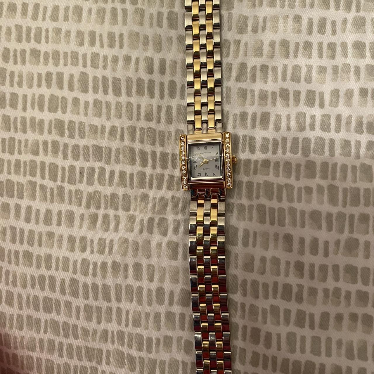 Swissart wrist watch (silver) and Roberto Paggio... - Depop