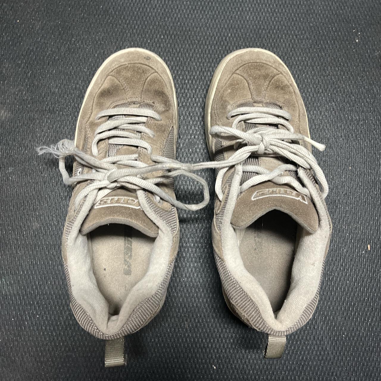 vintage 90s vans graph bulky skate shoes -size mens... - Depop