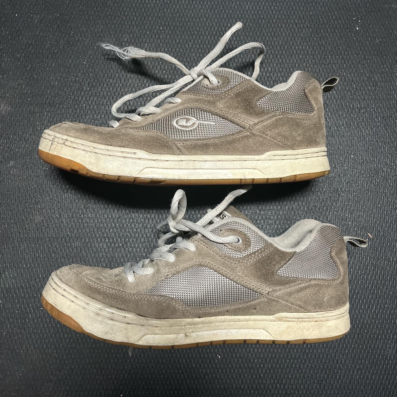 vintage 90s vans graph bulky skate shoes -size mens... - Depop