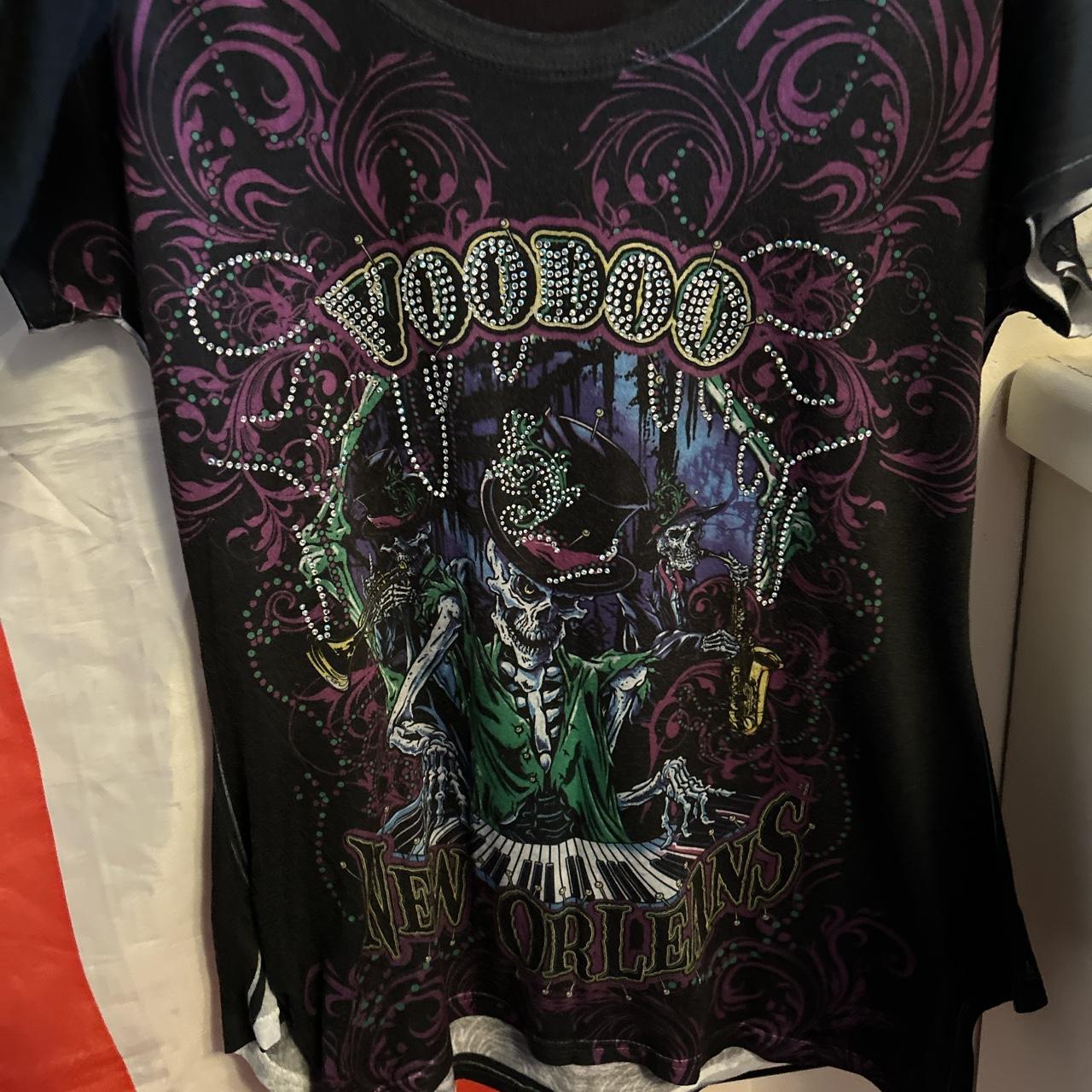 voodoo new orleans maxi & co 2000s shirt - Depop