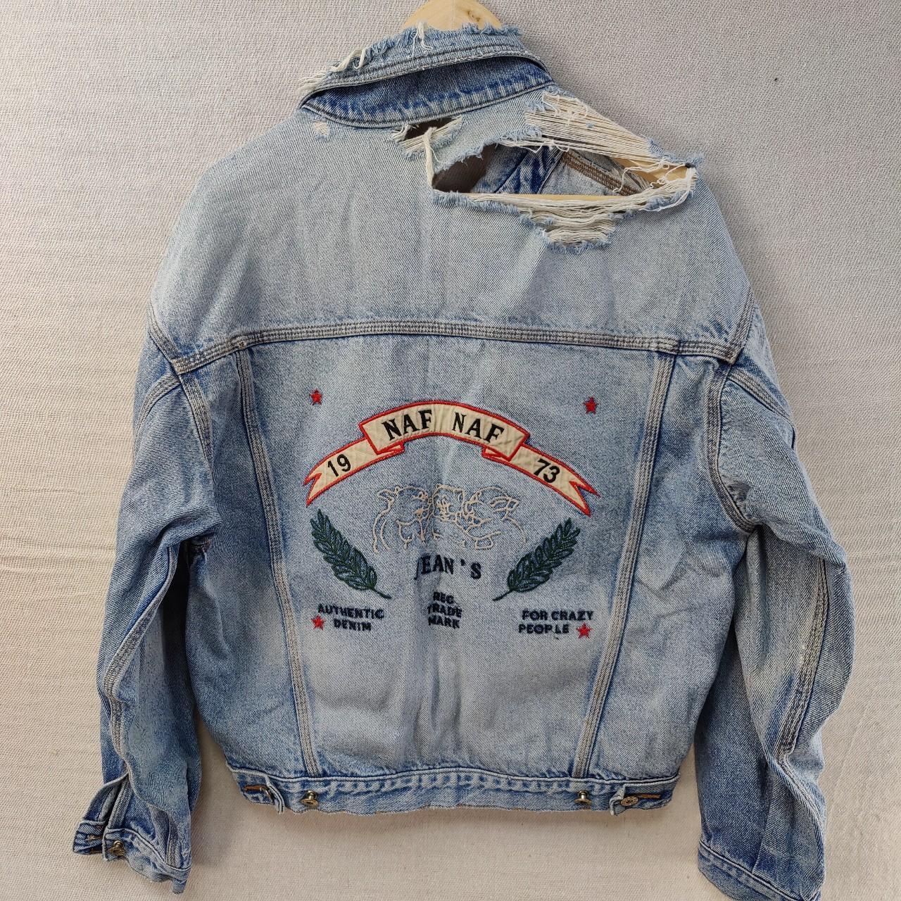 Stunning worn look denim jacket - Depop