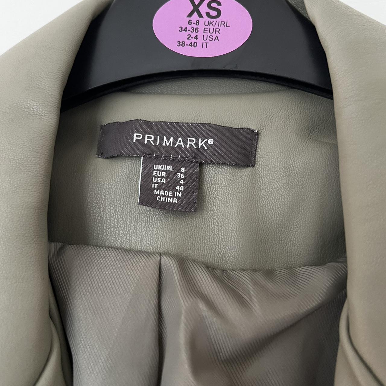 Primark faux green leather jacket. Only one once,... - Depop