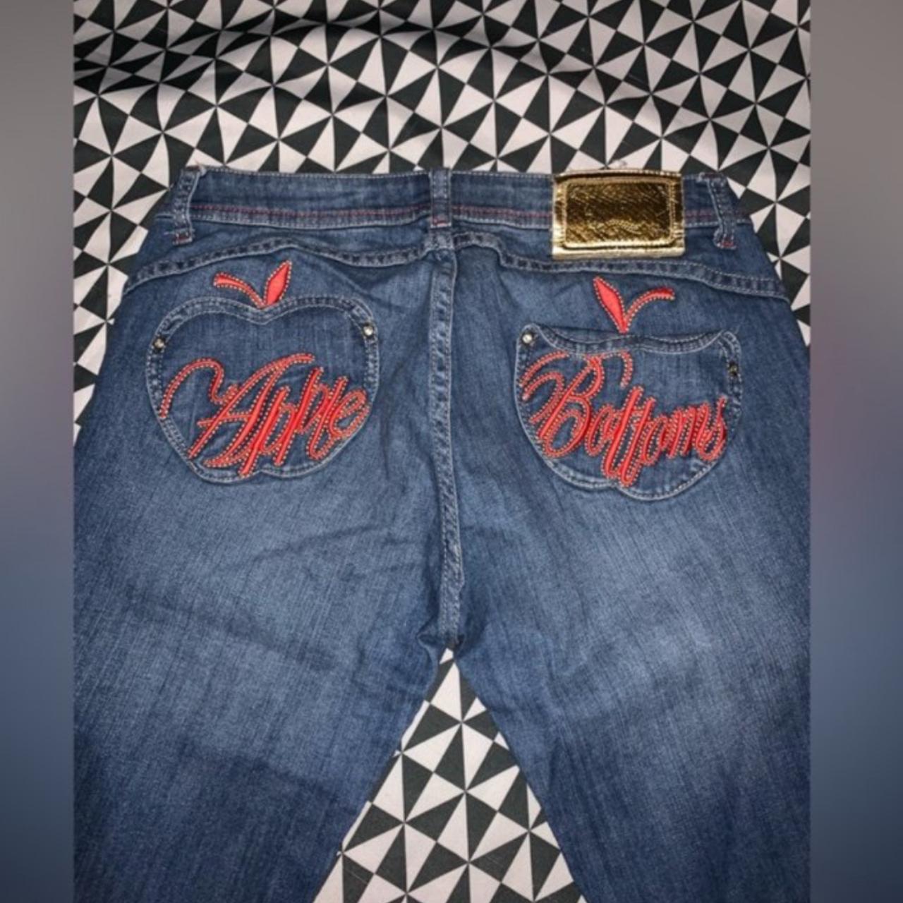 Red Apple Bottom Jeans Super cute vintage apple... - Depop