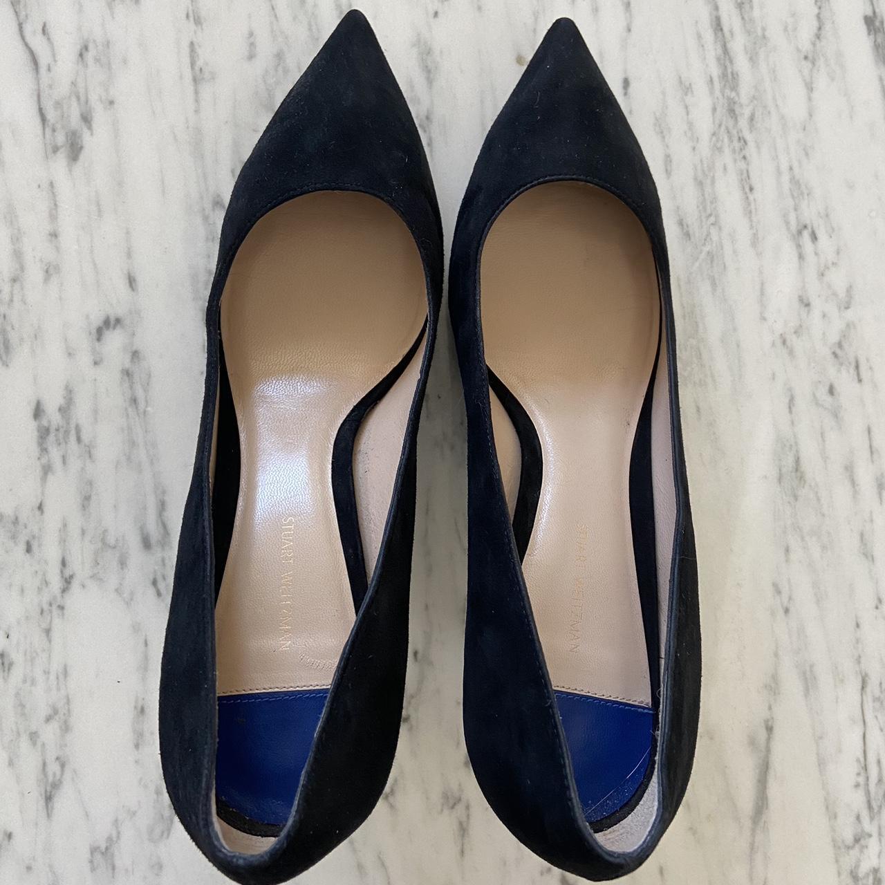 designer stuart weitzman suede pumps tippi 70.... - Depop