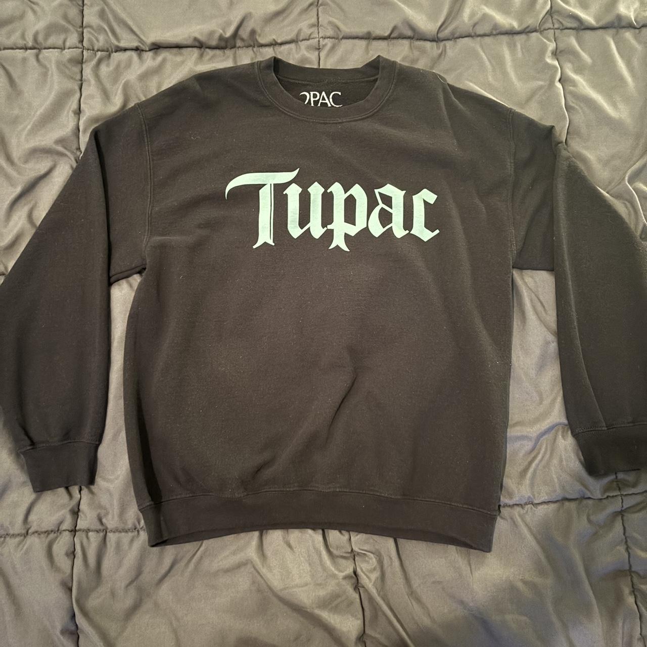 Tupac Crewneck Sweatshirt #2pac #Sweater Color:... | Depop