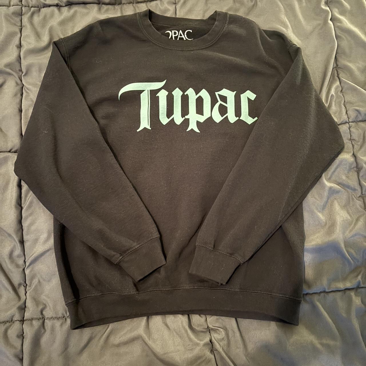 Tupac Crewneck Sweatshirt #2pac #Sweater Color:... | Depop