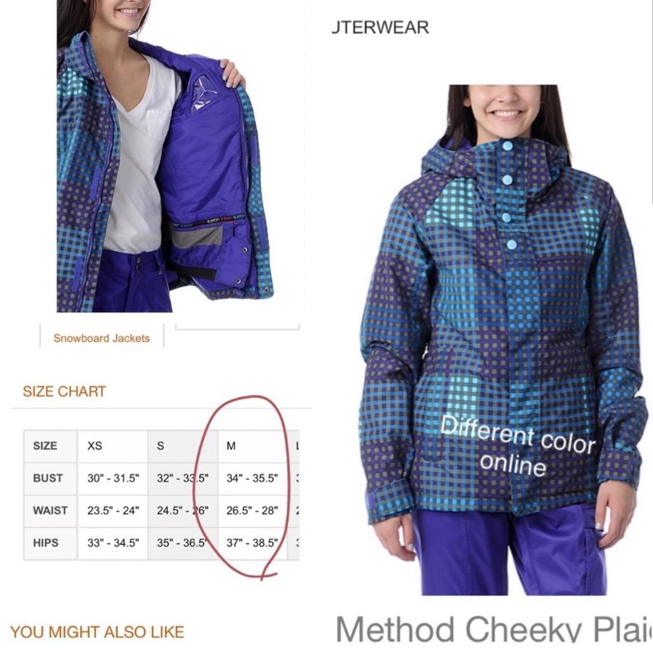 Burton Method Cheeky Plaid 10k Coat Great coat for... | Depop