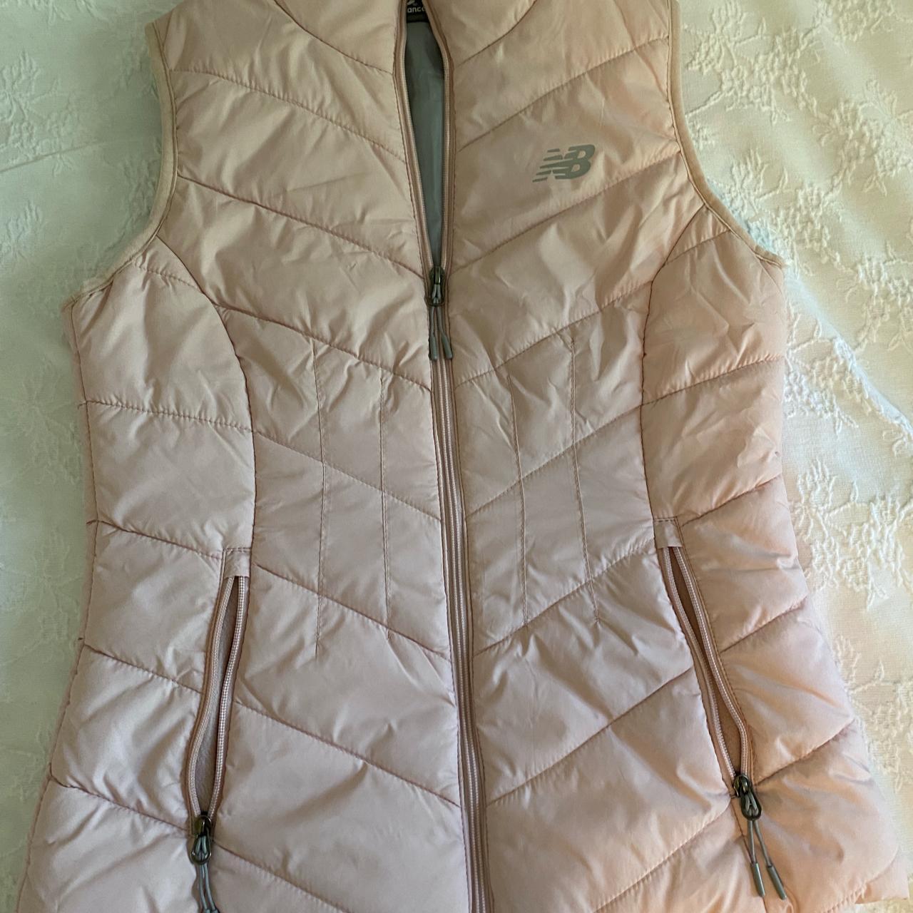 light pink New Balance vest, gray inside, never worn - Depop