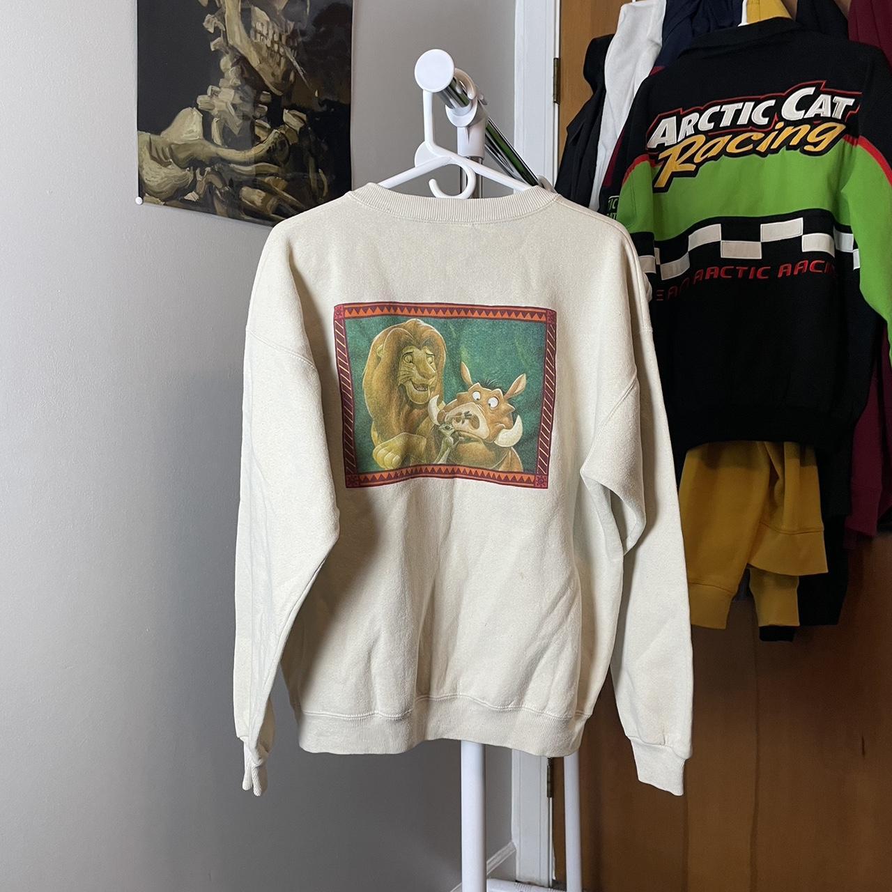 Vintage Disney Lion King Lee Sport Sweatshirt in... - Depop