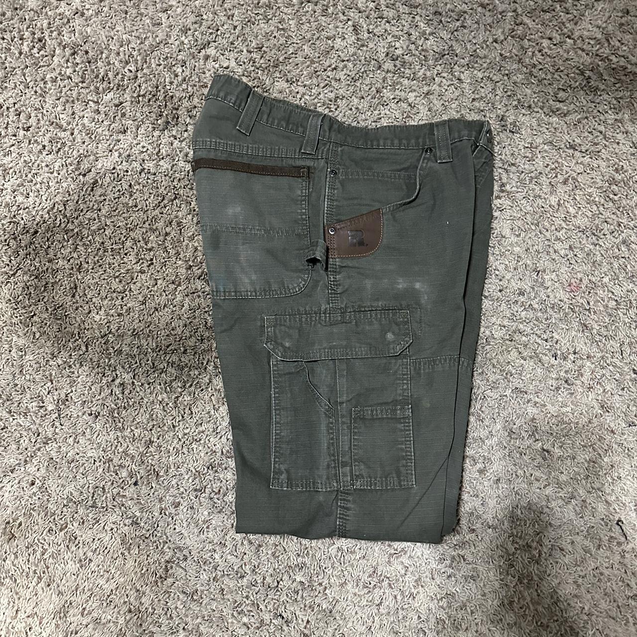 WRANGLER RIGGS CARGO PANTS sick pants with a. little... - Depop