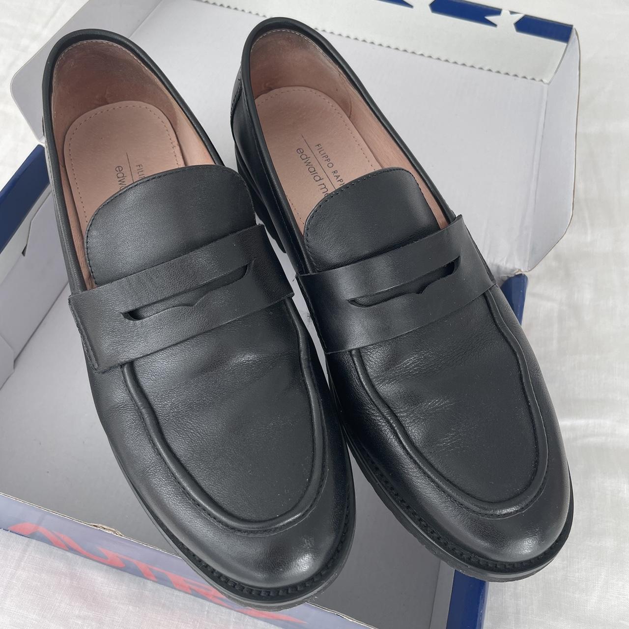 Filippo Raphael X Edward Meller black leather... - Depop