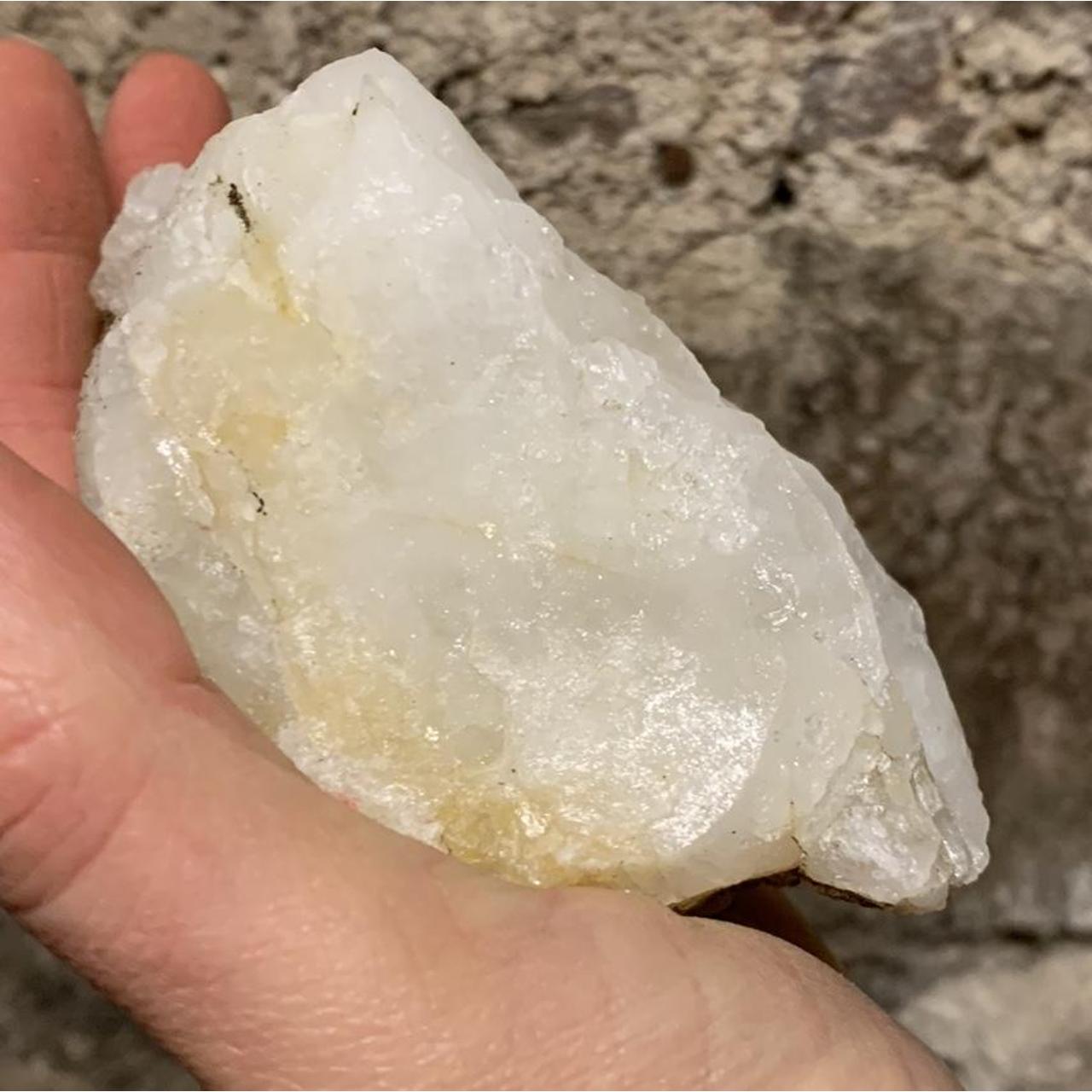 Large quartz Crystal raw form From the Scottish... - Depop