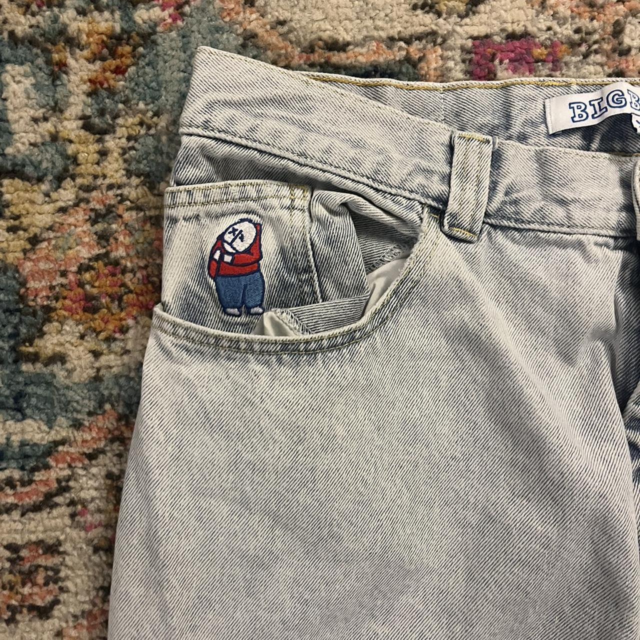 old logo light blue polar big boys size xl cut to... - Depop