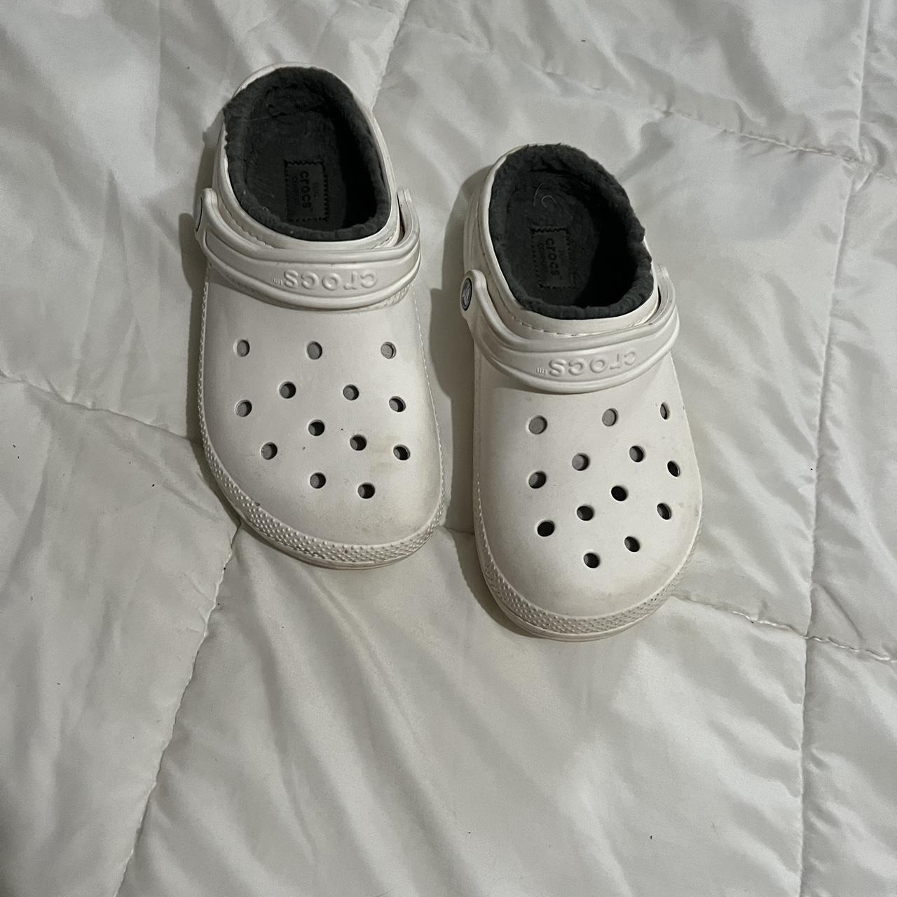 White Crocs - Depop