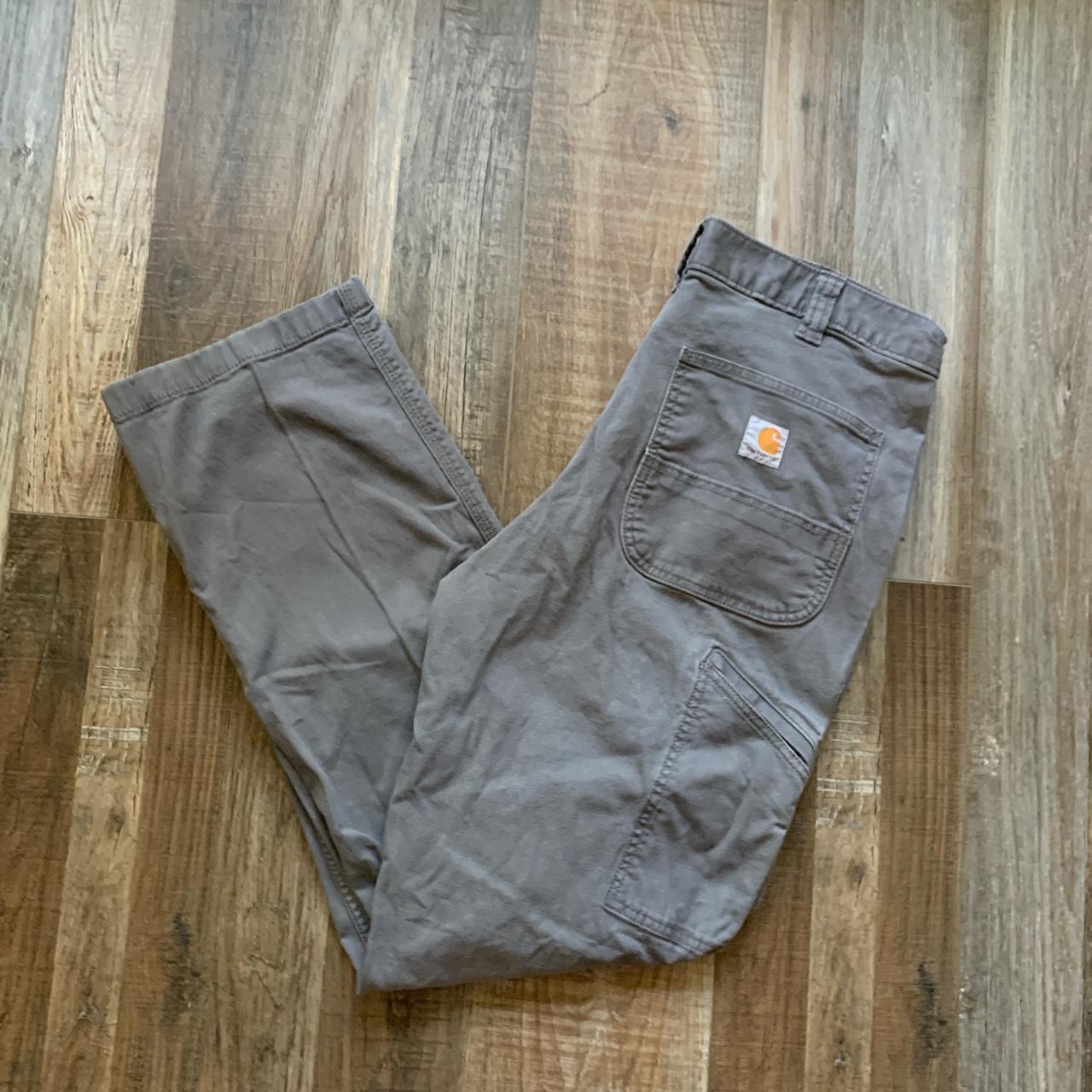 Nice pair of grey carhartt pants in great condition... - Depop