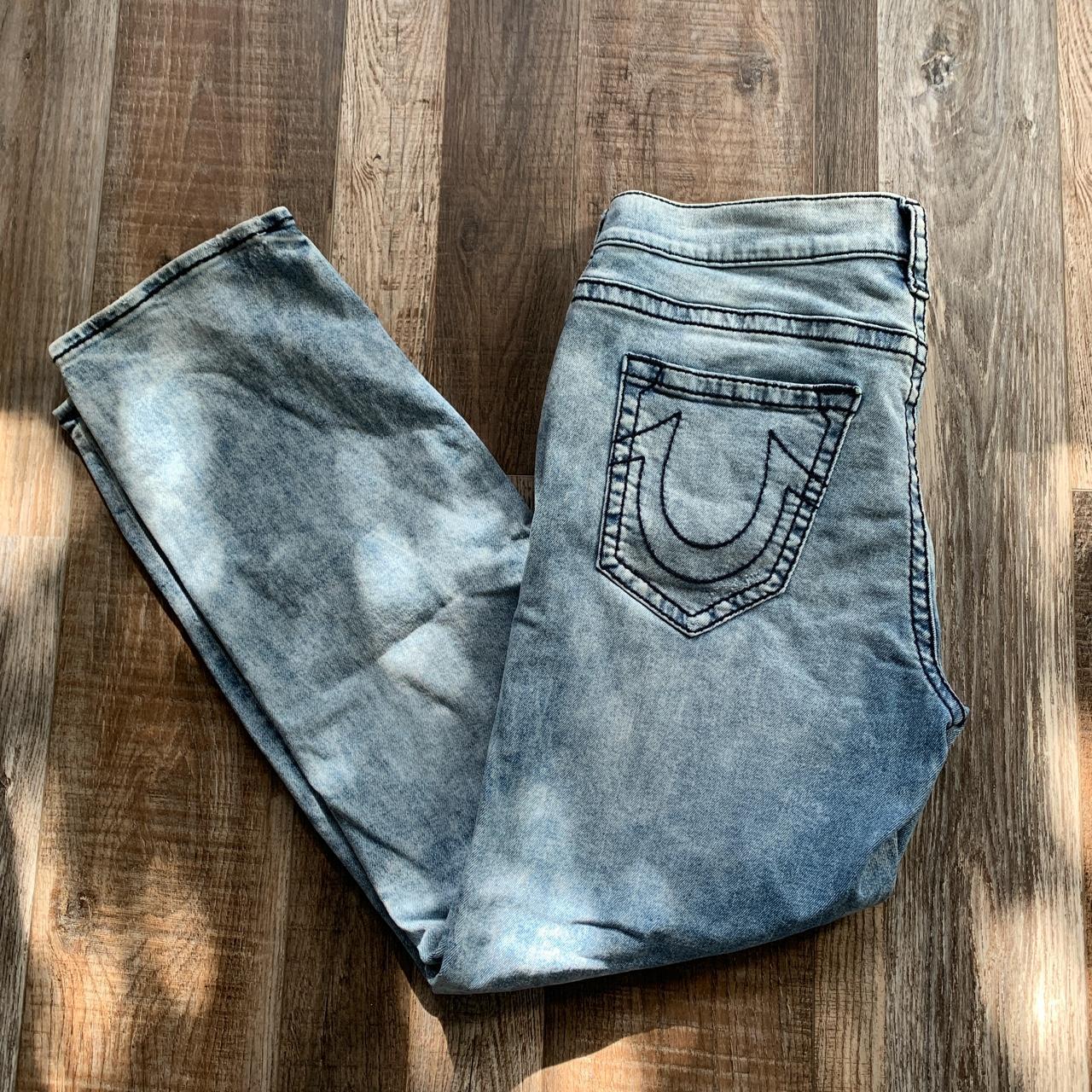 Great pair of true religions with beautiful fade and... - Depop