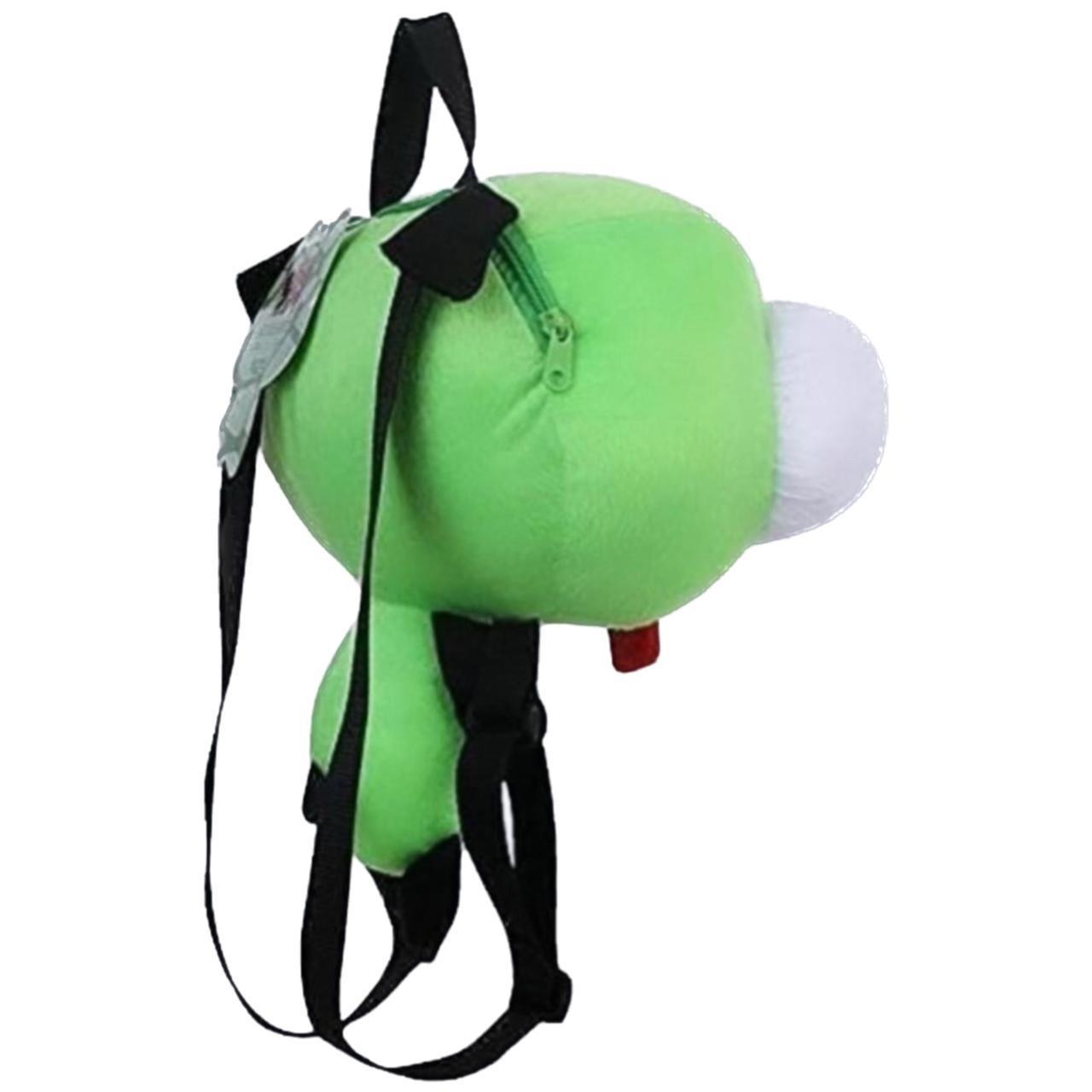 Y2K green Alien Invader Zim “Gir” Plush Backpack No... - Depop