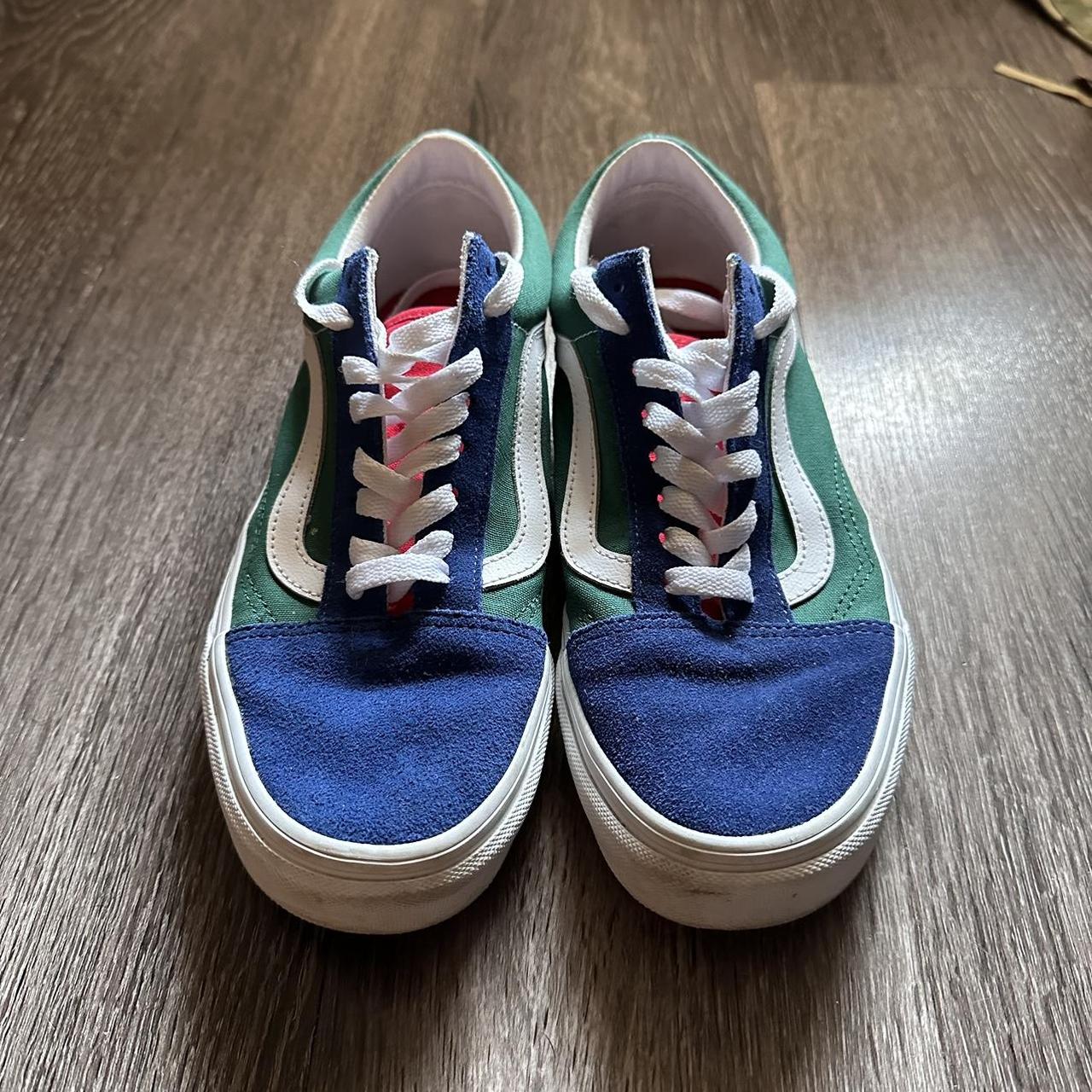 Multi-color Vans -Red, Blue, Yellow, and... - Depop