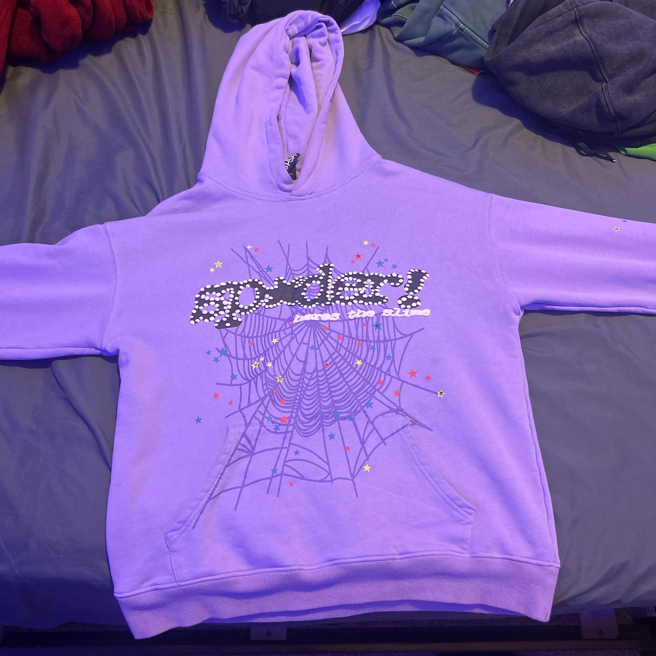 Spider hoodie acai | Depop