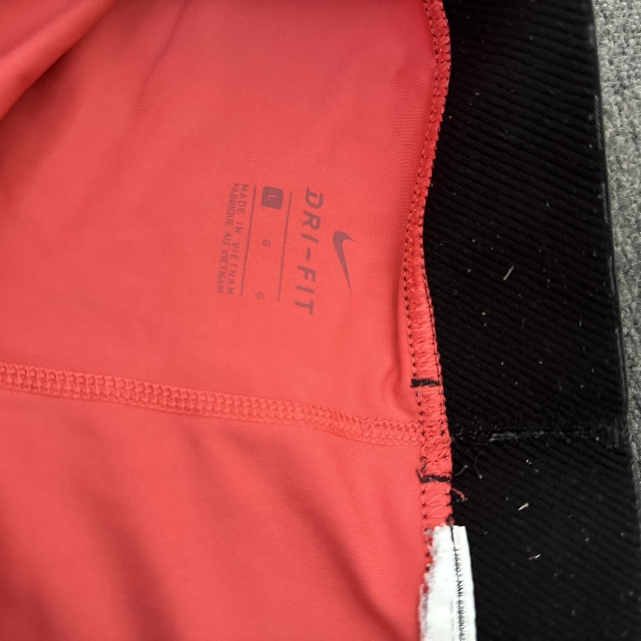 Pink/red Nike pros in a size large. Tags have been... - Depop