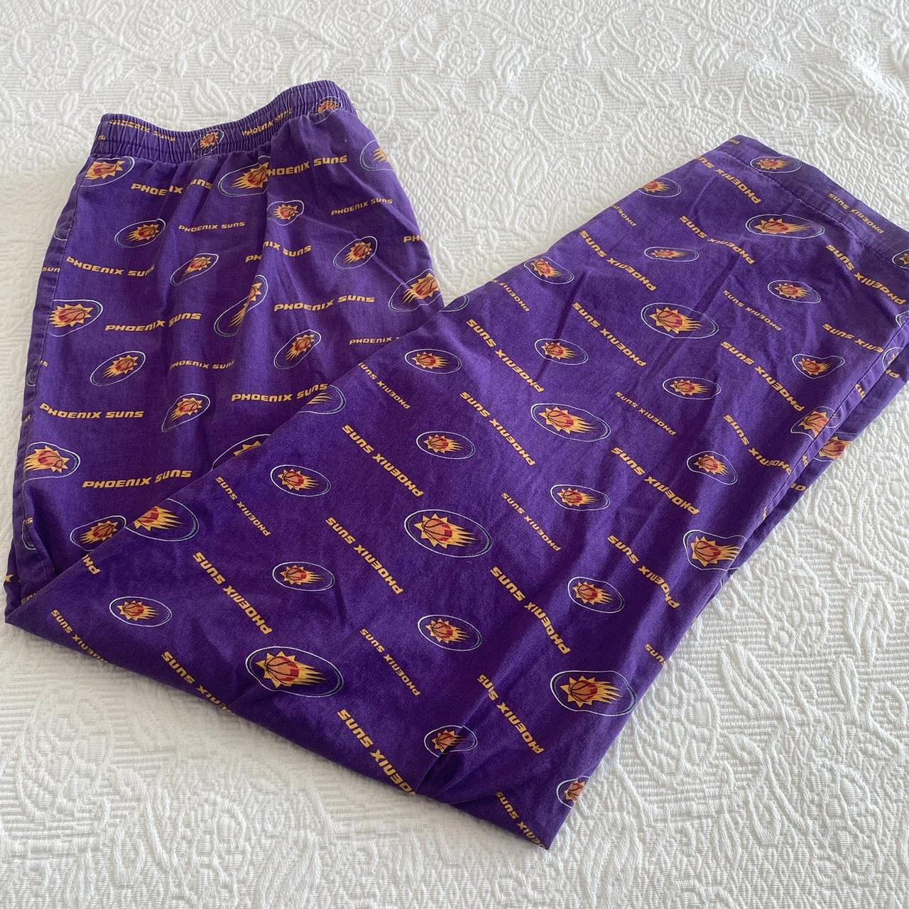 NBA Men's Purple and Orange Pajamas | Depop