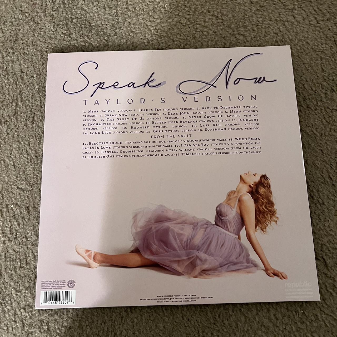 taylor swift speak now vinyl - Depop