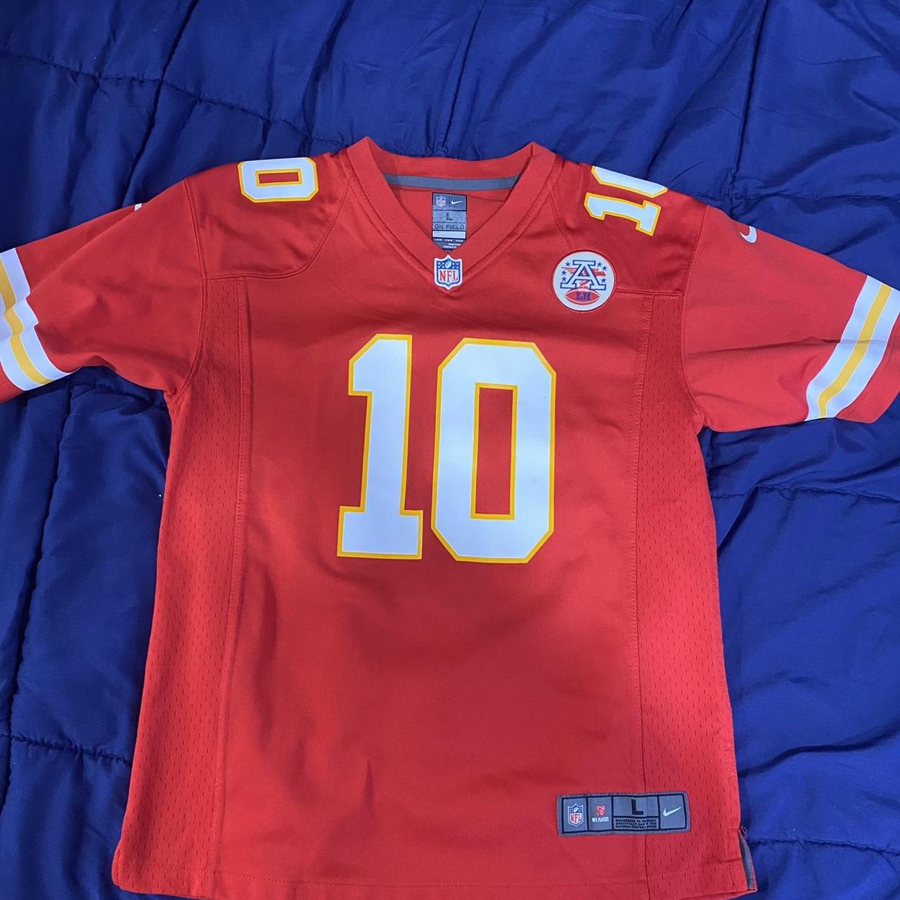 NFL Red and Yellow Top | Depop