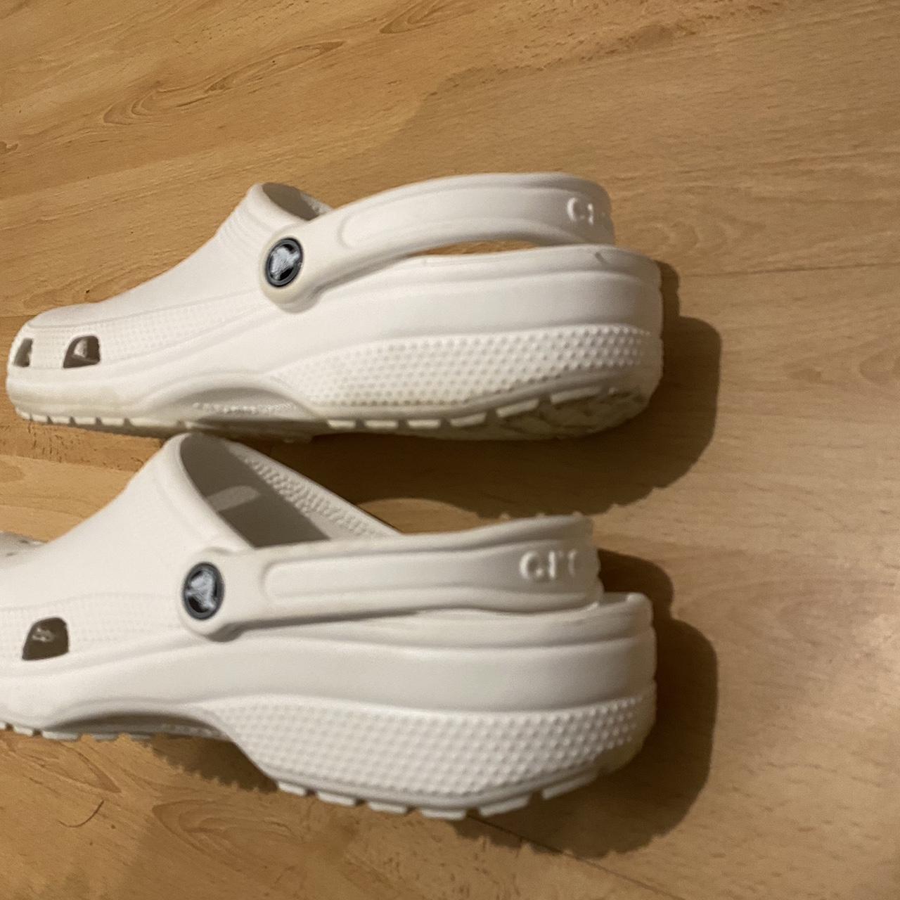 Genuine white classic crocs clogs Men’s US 10... - Depop