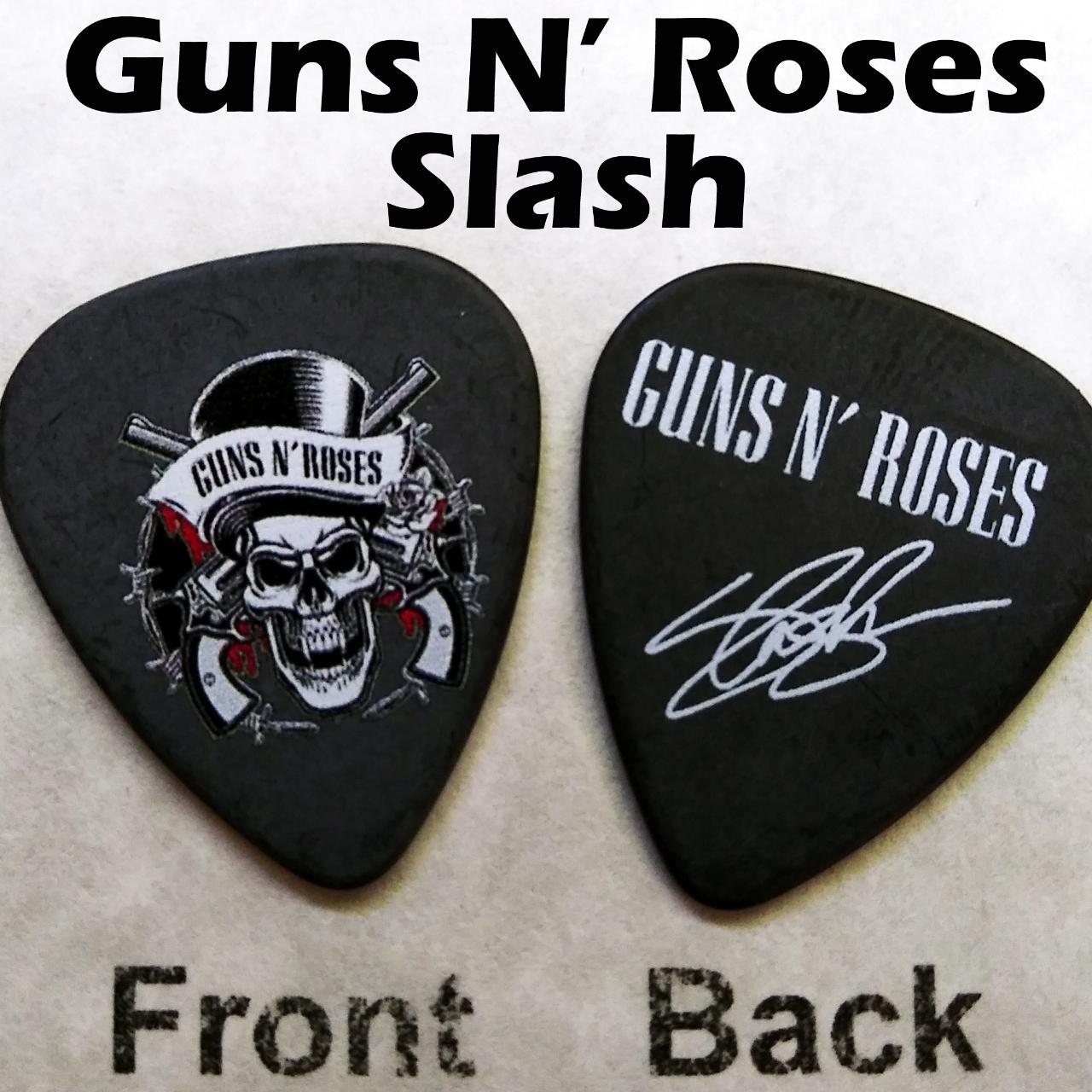 Guns N' Roses Slash novelty signature guitar pick... - Depop