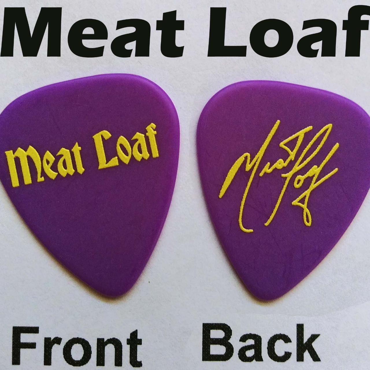 Meat Loaf Meatloaf novelty signature guitar pick... - Depop