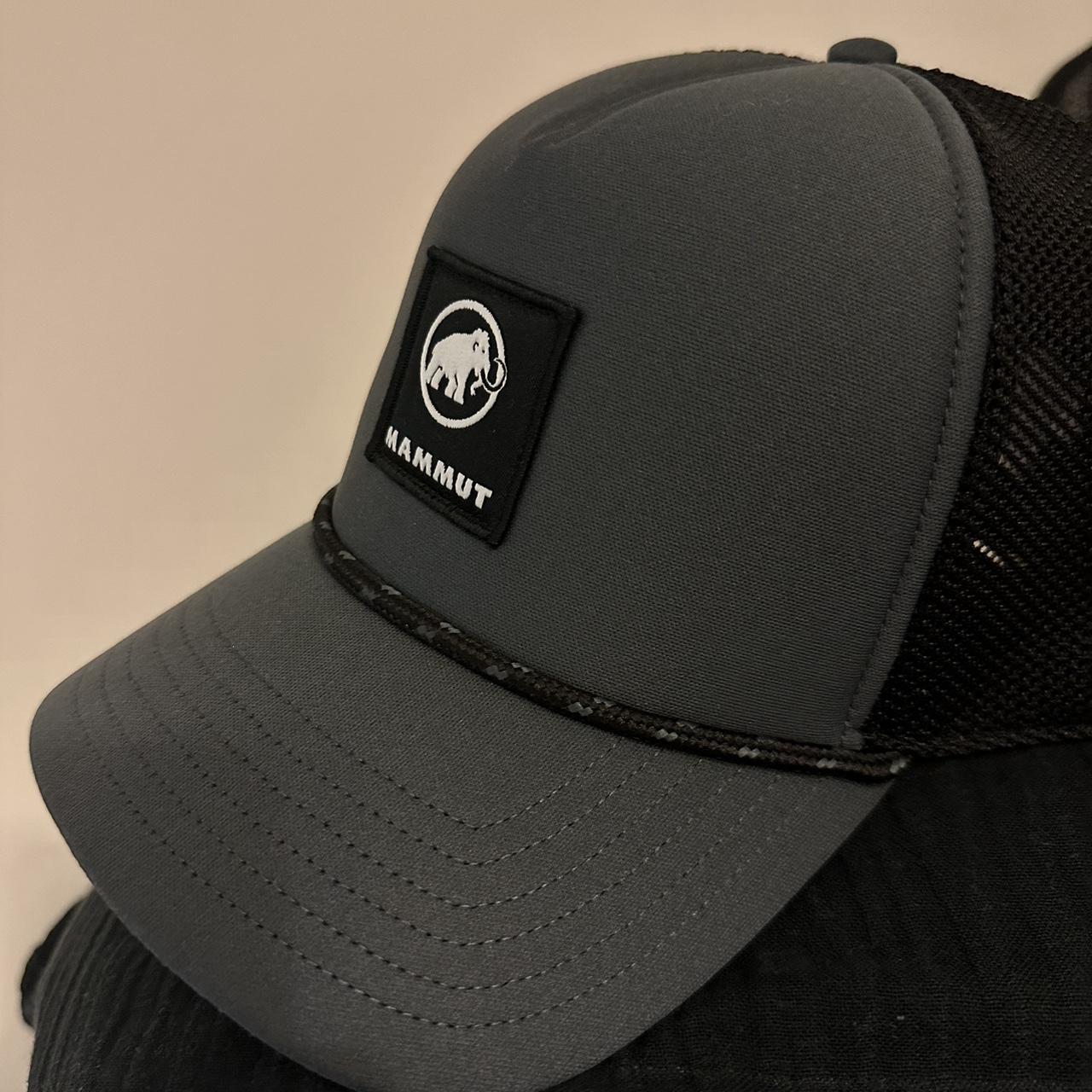 Mammut cap/hat brand new steel colour - Depop