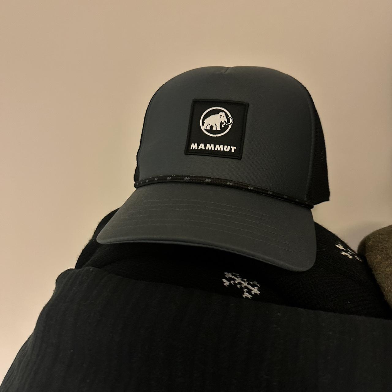 Mammut cap/hat brand new steel colour - Depop