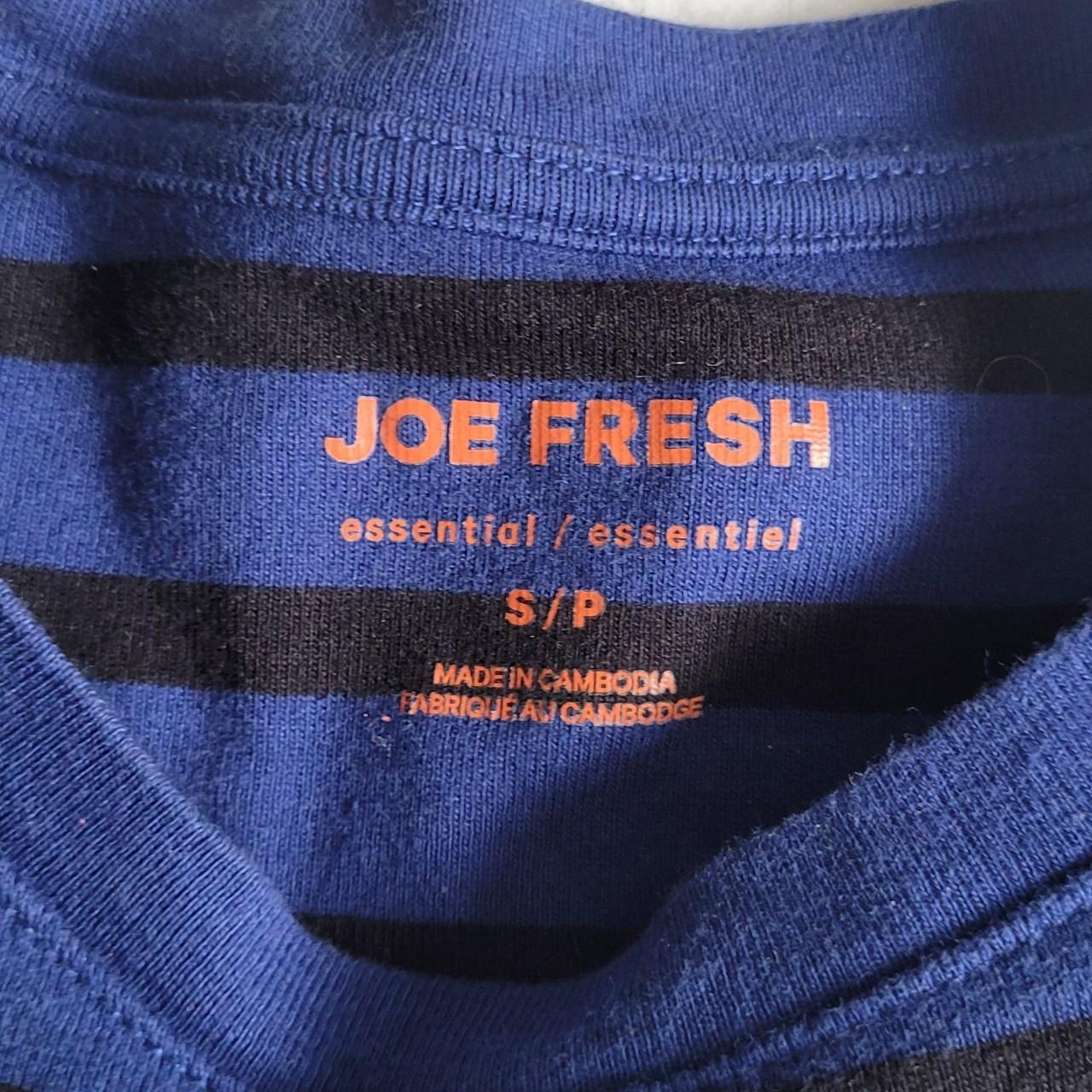 George blue and black striped emo long sleeve... | Depop