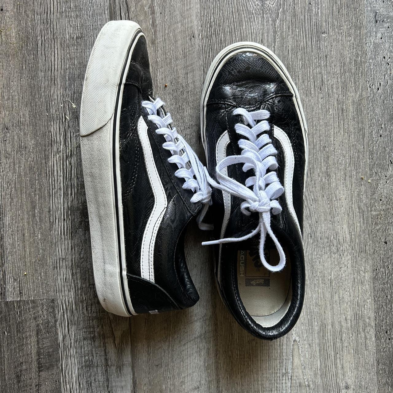 Noon Goons x Vans Snake skin “leather” print Size... - Depop