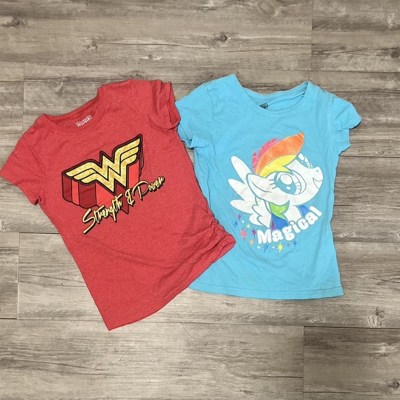 Cute little Kids shirts! Size:M (7-8) Brand new... - Depop