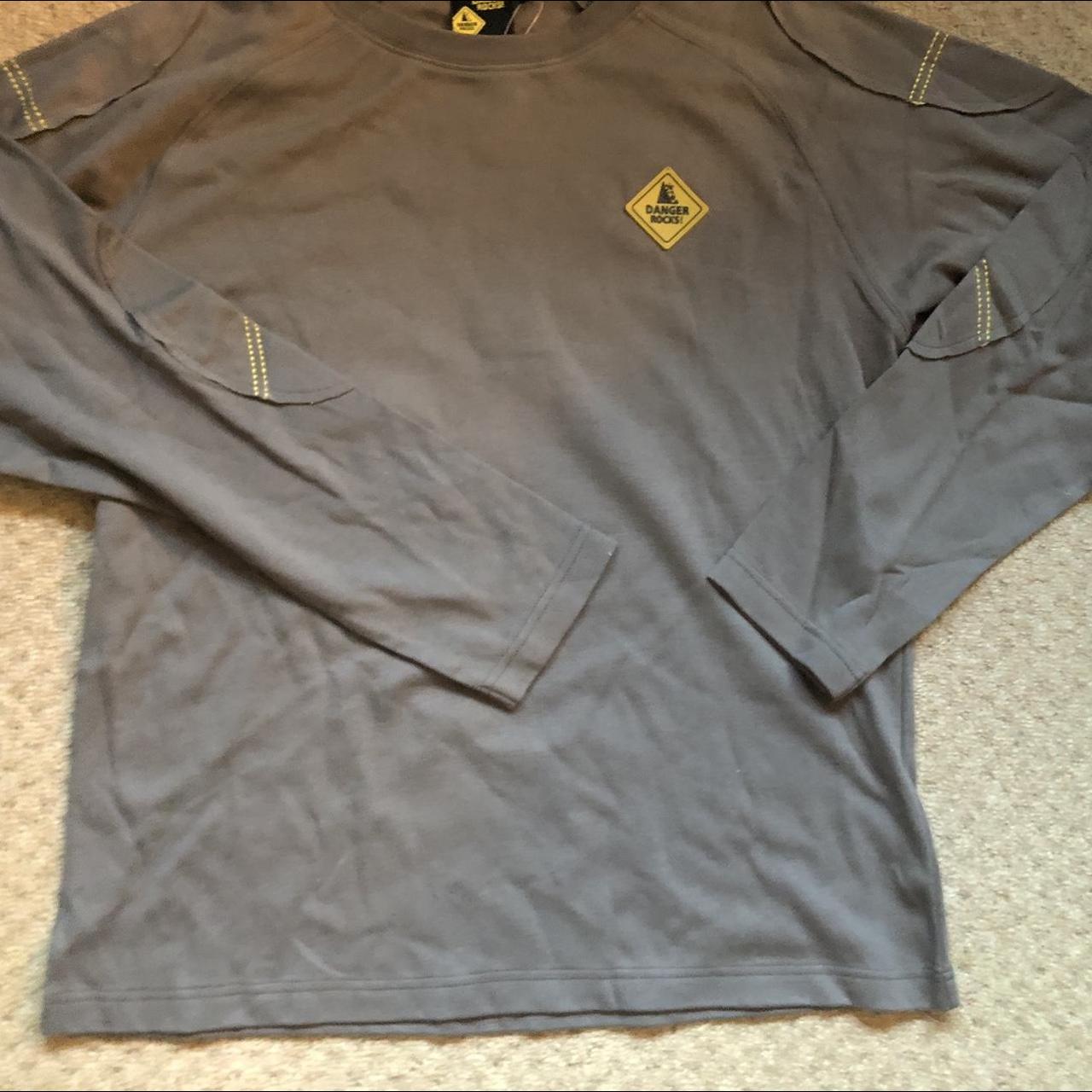 100 percent cotton Danger Rocks long sleeved tee... - Depop