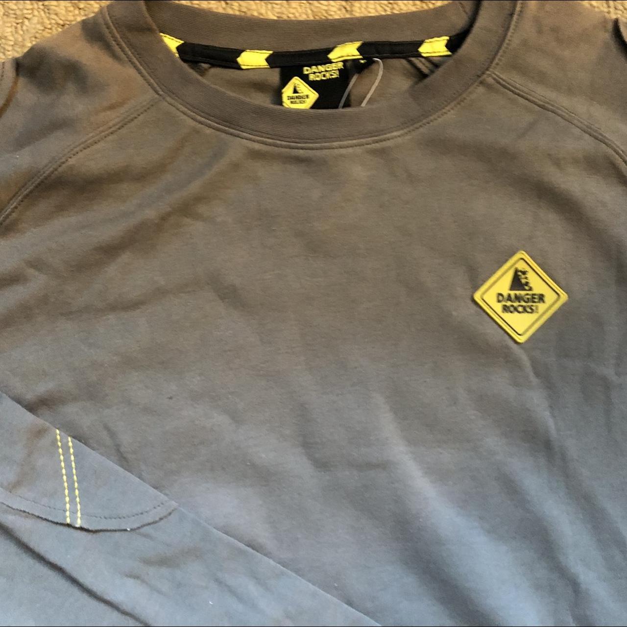 100 percent cotton Danger Rocks long sleeved tee... - Depop