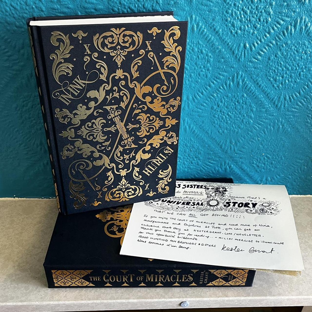 Blue and Gold Books | Depop