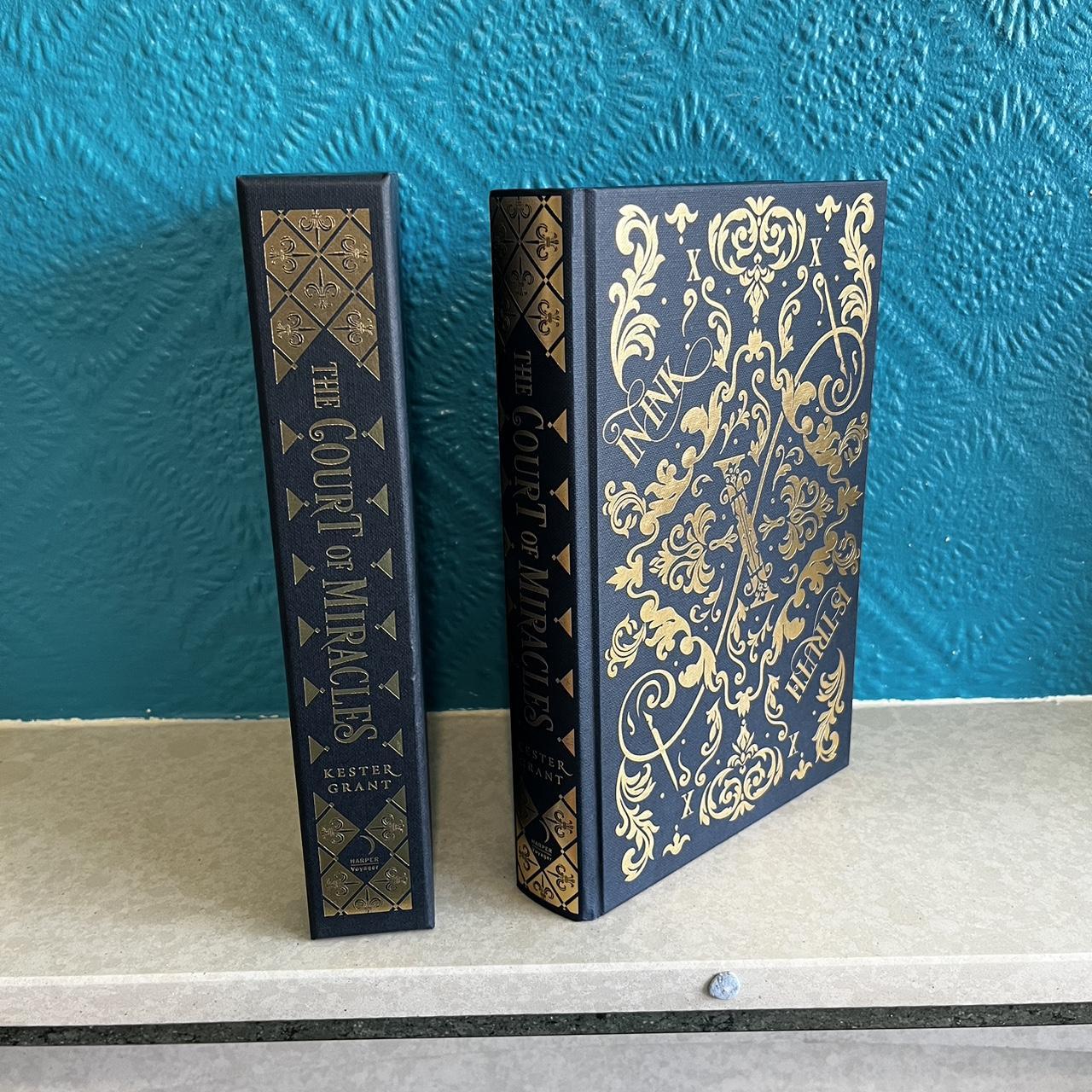 Blue and Gold Books | Depop