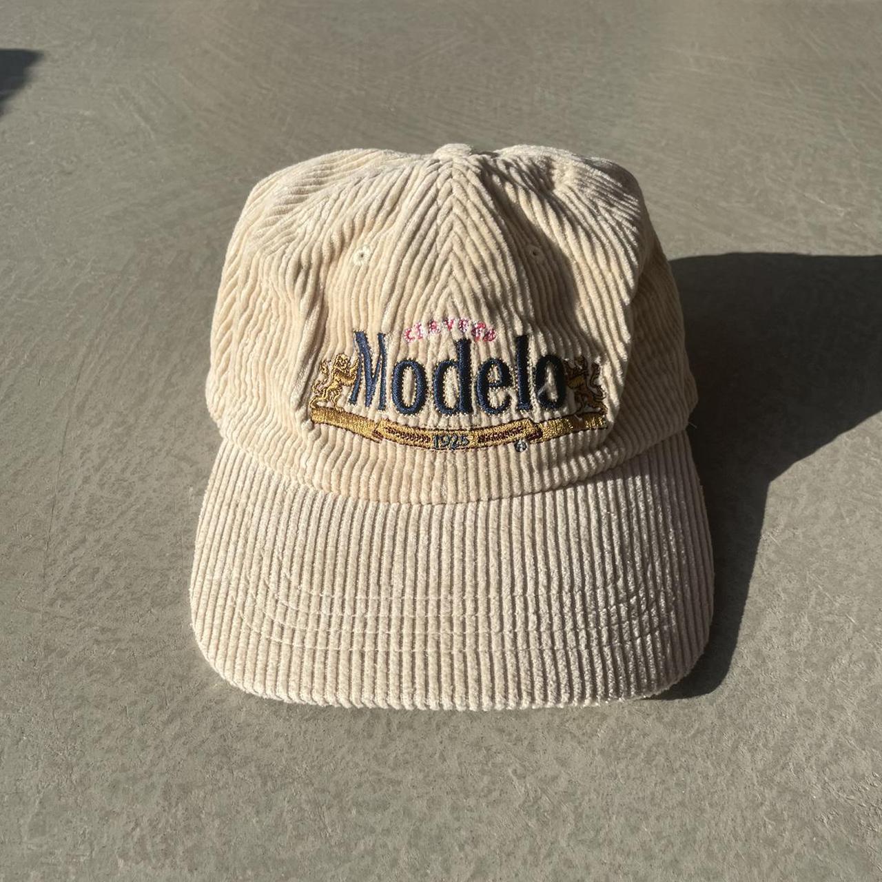 Vintage corduroy Modelo cap One size DM with any... - Depop