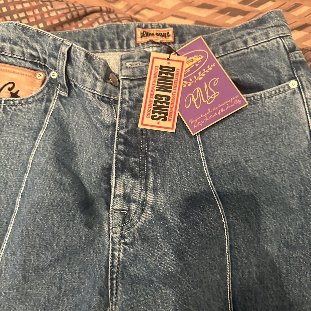 CORTEIZ blue Jeans W34 unworn with tags straight fit... - Depop